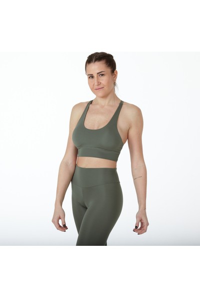 Nui Yoga Çağla Sırtı Çapraz Bantlı Spor Sütyen Nui Yoga Çağla Sırtı Çapraz Bantlı Spor Sütyen
