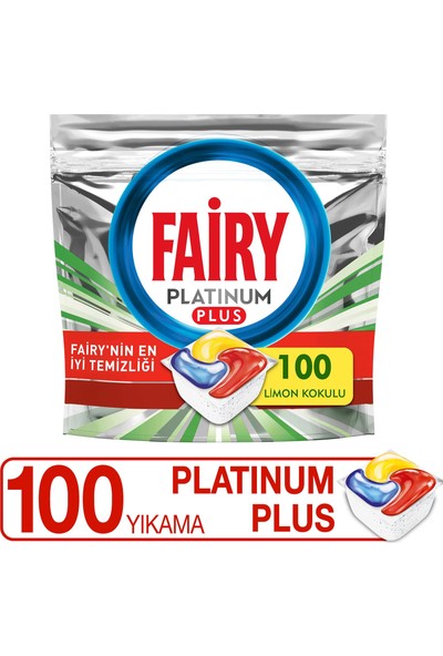 Fairy Platinum Plus 100 Yıkama Bulaşık Makinesi Deterjanı Tableti / Kapsülü Fairy Platinum Plus 100 Yıkama Bulaşık Makinesi Deterjanı Tableti / Kapsülü