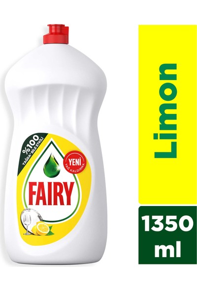 Fairy 1350 ml Sıvı Bulaşık Deterjanı Limon Fairy 1350 ml Sıvı Bulaşık Deterjanı Limon