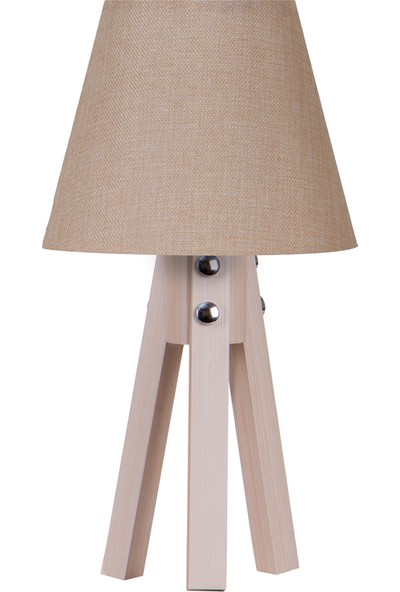 Mirsa Bej Viscon Kumaş Krem Ayak Abajur Mirsa Bej Viscon Kumaş Krem Ayak Abajur