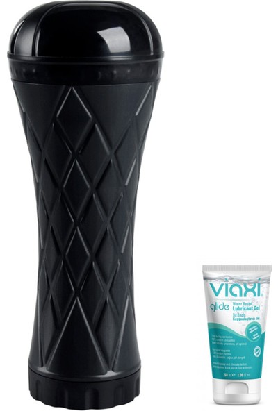 Bonilove Fener Tipi Içi Tırtıklı Realistik Oral Mastürbatör+Jel