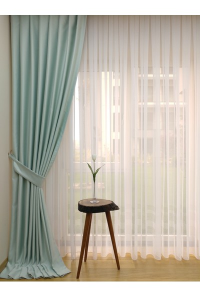 Laris Mint Rengi Blackout Perde
