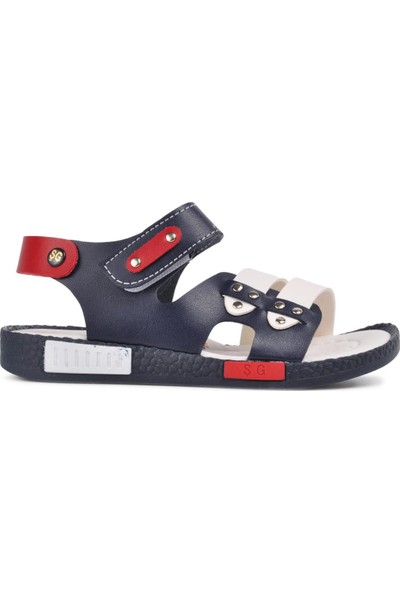 Şiringenç 210107 Lacivert-Beyaz-Kırmızı Comfort Erkek Çocuk Sandalet Şiringenç 210107 Lacivert-Beyaz-Kırmızı Comfort Erkek Çocuk Sandalet