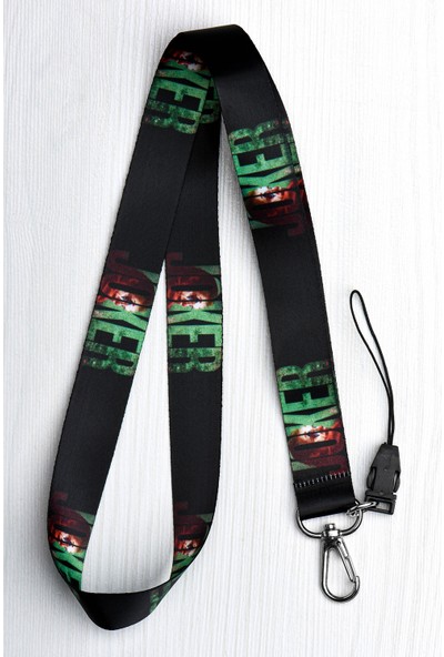 Apptakı Renkli Joker Yaka Kartı Boyun Ipi Telefon Askısı ASK0064