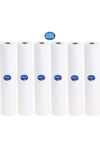 Mavi Beyaz Hasta Muayene Masa Örtüsü 50*25CM 50 Metre (6 Lı Set) Mavi Beyaz Hasta Muayene Masa Örtüsü 50*25CM 50 Metre (6 Lı Set)