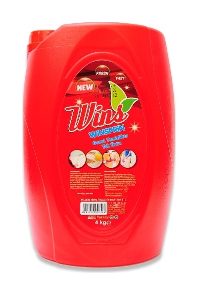 Wins Winsprin Genel Temizlik 4 kg Wins Winsprin Genel Temizlik 4 kg