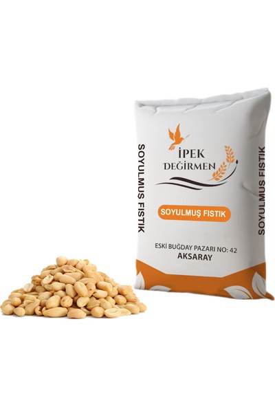 Ipek Değirmen Beyaz Şak Fıstık Çiğ Tuzsuz Kabuksuz Fıstık 1 kg