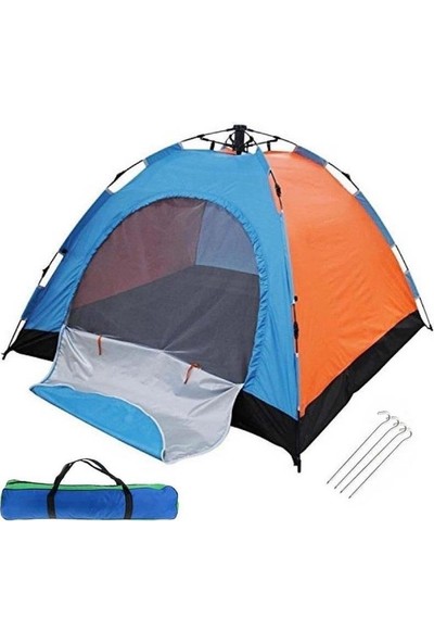 Otomatik Kurulumlu Kamp Çadırı 8 Kişilik (250X250) Otomatik Kurulumlu Kamp Çadırı 8 Kişilik (250X250)