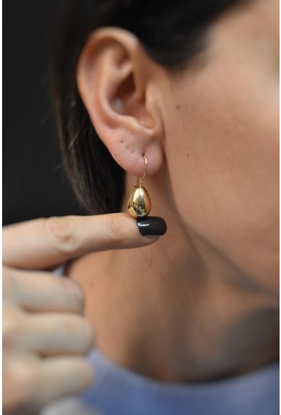 Aydın Kuyumculuk 14 Ayar Altın,damla Küpe AGKP306