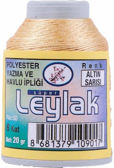 Leylak Oya ve Dantel Ipi 20 gr Altın Sarı