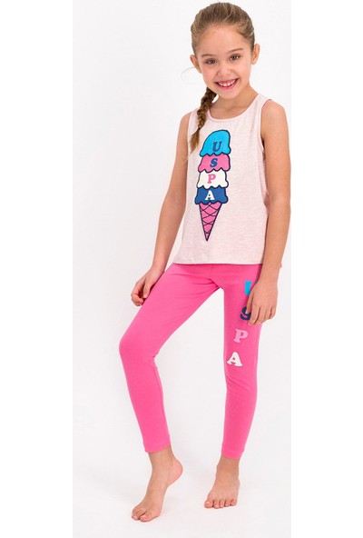 U.S. Polo Assn. Kız Çocuk Taytlı Takım