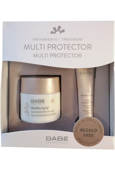 Babe Multi Protector SPF30 Gündüz Kremi 50 ml + Multi Corrector Göz ve Dudak Bakım Kremi 15 ml Babe Multi Protector SPF30 Gündüz Kremi 50 ml + Multi Corrector Göz ve Dudak Bakım Kremi 15 ml