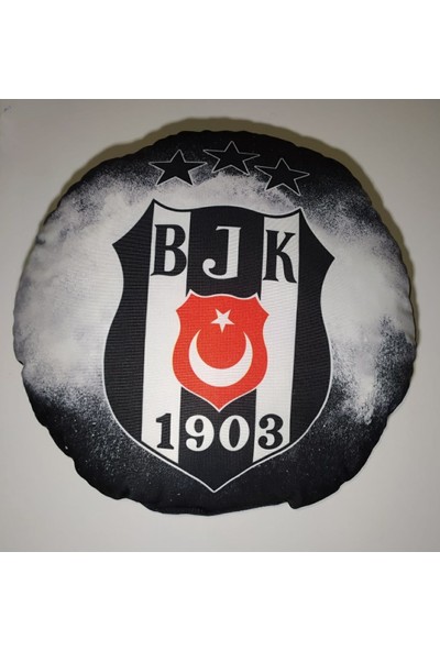 Karma Beşiktaş Taraftar Peluş Yastık Baskılı 30CM Karma Beşiktaş Taraftar Peluş Yastık Baskılı 30CM