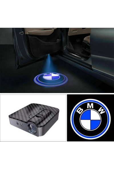 C9 Bmw Kapı Altı Logo Karbon