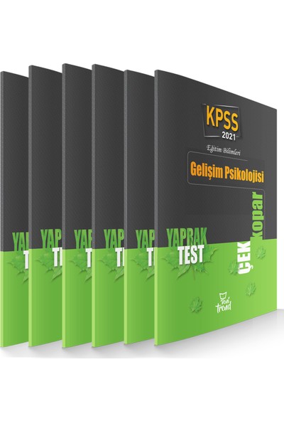 Yeni Trend 2021 KPSS Eğitim Bilimleri Yaprak Test Set Yeni Trend 2021 KPSS Eğitim Bilimleri Yaprak Test Set