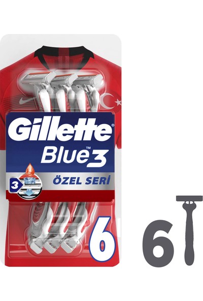 Gillette Blue3 Pride 6'lı Kullan At Tıraş Bıçağ Gillette Blue3 Pride 6'lı Kullan At Tıraş Bıçağ
