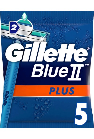Gillette Blue2 5'li Plus Kullan At Tıraş Bıçağı Gillette Blue2 5'li Plus Kullan At Tıraş Bıçağı
