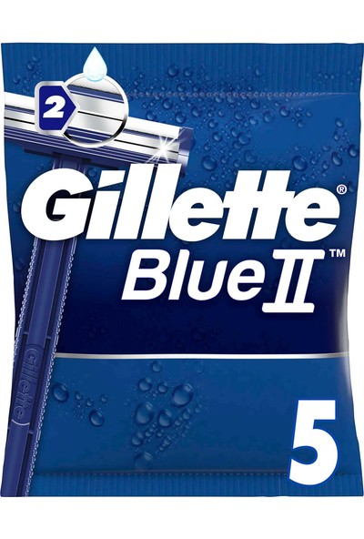 Gillette Blue2 5'li Kullan At Tıraş Bıçağı Gillette Blue2 5'li Kullan At Tıraş Bıçağı