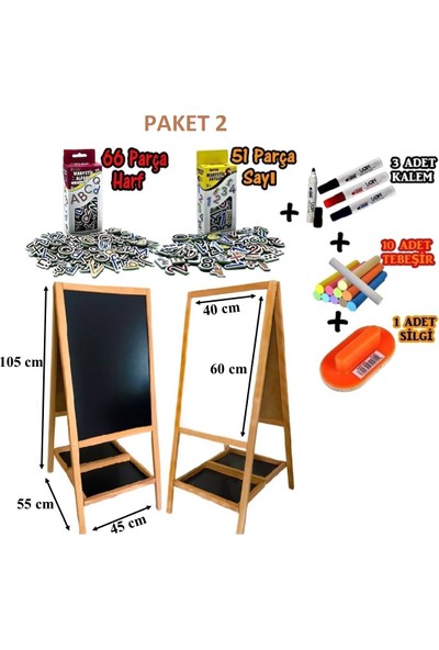 Ayzenbi Çift Taraflı Yazı Tahtası