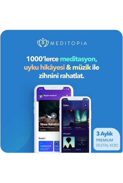 Meditopia Premium 3 Aylık Üyelik