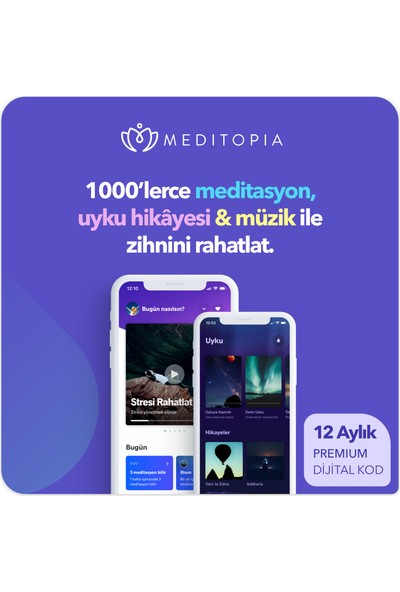 Meditopia Premium 12 Aylık Üyelik