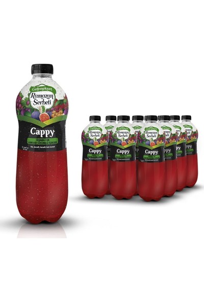 Cappy Ramazan Şerbeti 1 lt Pet 12'li Paket