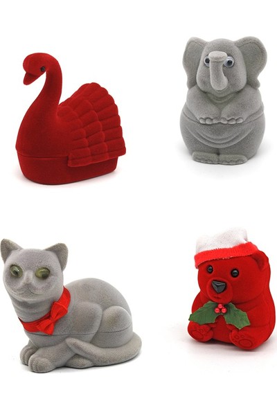 Metro Kuyumculuk Malzemeleri Ayı,kedi,fil, Kuğu Yüzük Kutusu, Şekilli Yüzük Kutusu Metro Kuyumculuk Malzemeleri Ayı,kedi,fil, Kuğu Yüzük Kutusu, Şekilli Yüzük Kutusu