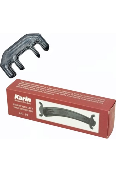 Karin Violin Shoulder Rest Keman Yastığı 4/4 - 4/3 Ayarlanabilir + Keman Reçine + Kauçuk Keman Sustucu Karin Violin Shoulder Rest Keman Yastığı 4/4 - 4/3 Ayarlanabilir + Keman Reçine + Kauçuk Keman Sustucu