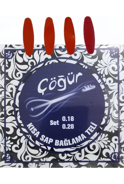 Çöğür Kısa Sap Saz Bağlama Teli 0.18 0.28 Tam Takım Set + 4 Adet Tezene Çöğür Kısa Sap Saz Bağlama Teli 0.18 0.28 Tam Takım Set + 4 Adet Tezene