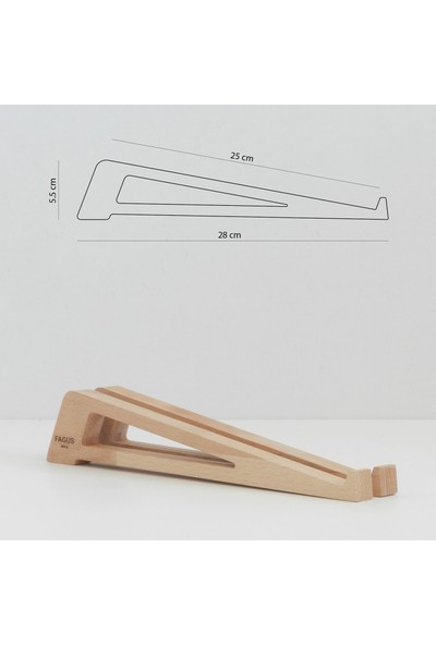 Fagus Wood Oniks Laptop Standı