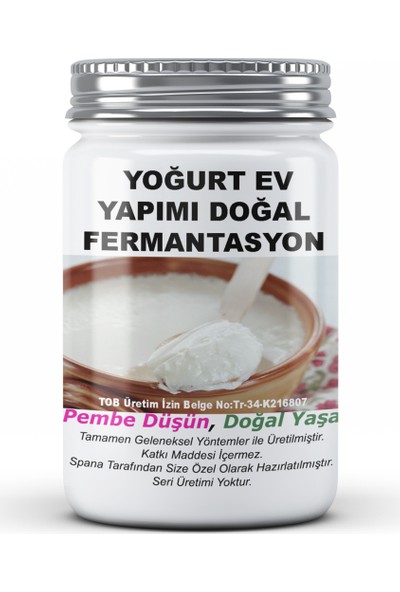Spana Yoğurt Doğal Fermantasyon Ev Yapımı Katkısız 420 gr