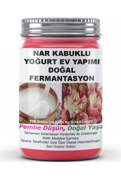 Spana Nar Kabuklı Yoğurt Doğal Fermantasyon Ev Yapımı Katkısız 420 gr