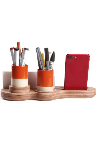 Kys Tasarım Düzen Turuncu - Masaüstü Kalemlik