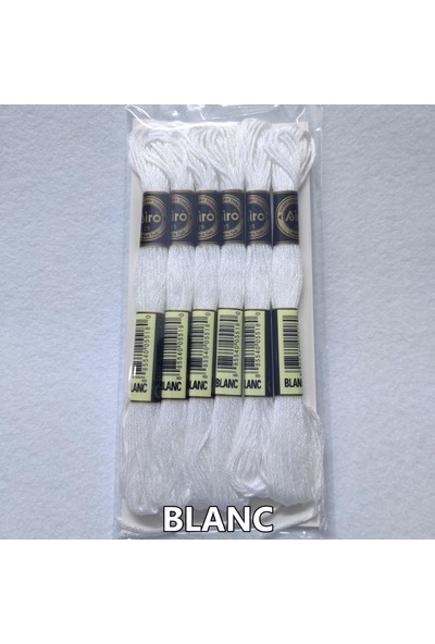 Airo Muline Etamin Koton Nakış Ipi Ipliği 6 Adetli Set Airo Muline Etamin Koton Nakış Ipi Ipliği 6 Adetli Set