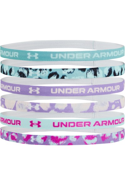 Under Armour Kız Çocuk UA Grafikli Saç Bantları – 6'lı Paket