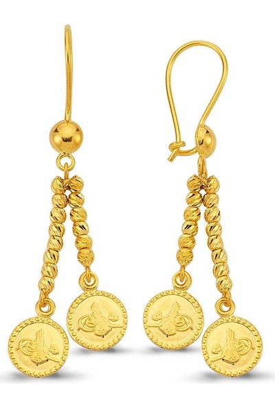 Bilezikhane Sallantılı Dorikalı 22 Ayar Küpe Bilezikhane Sallantılı Dorikalı 22 Ayar Küpe