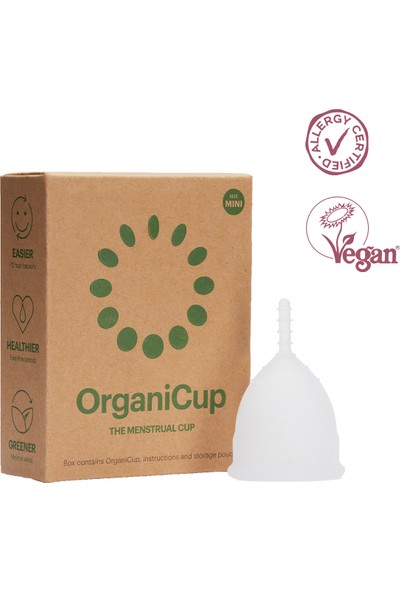 Organicup Model Mini Regl Kabı - Adet Kabı - Menstrual Kap Organicup Model Mini Regl Kabı - Adet Kabı - Menstrual Kap