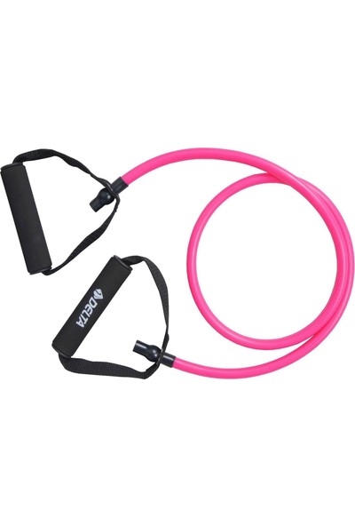 Delta 120 cm Tutacaklı Hafif Sert 7*10 mm Pilates Direnç Lastiği Delta 120 cm Tutacaklı Hafif Sert 7*10 mm Pilates Direnç Lastiği