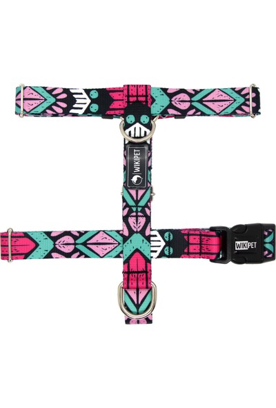 Wikipet Aztec Dark H Tipi Köpek Göğüs Tasması Medium Wikipet Aztec Dark H Tipi Köpek Göğüs Tasması Medium