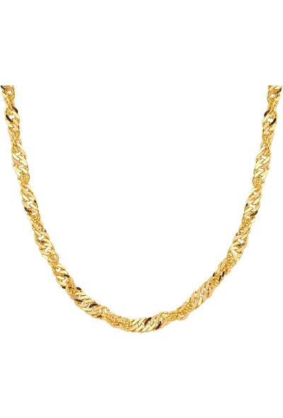 Bilezikhane 22 Ayar Altın Singapur Zincir 4.50 Gram