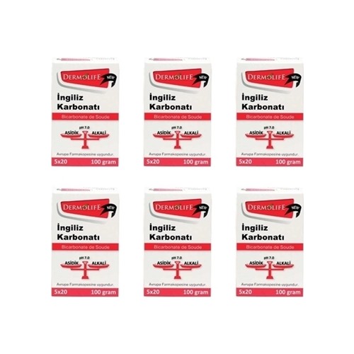 Dermolife Ingiliz Karbonatı 6 x 100 gr Fiyatı - Taksit Seçenekleri