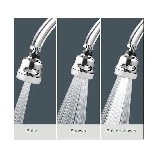 Demdas 3 Fonksiyonlu Musluk Başlığı 360° Dönebilen Fiyatı