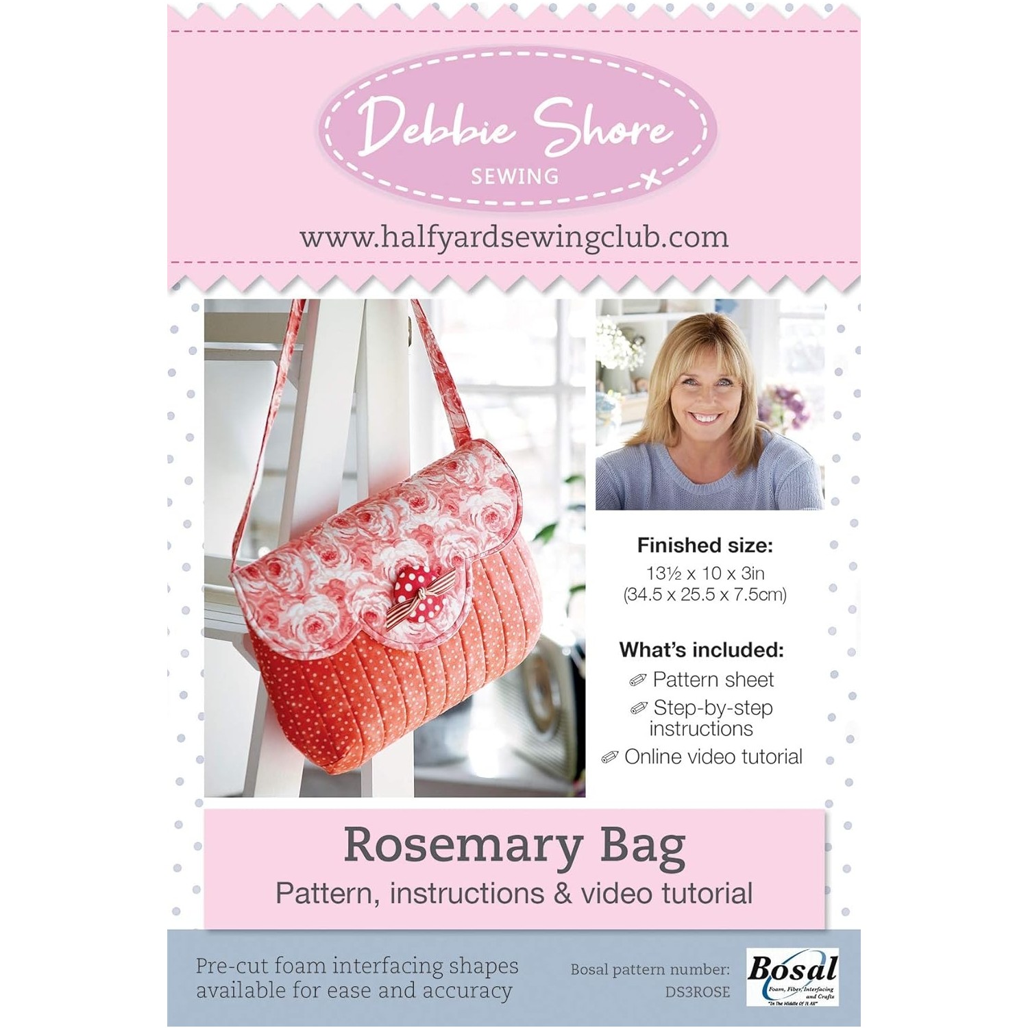 Rosemary Bag (Debbie Shore Sewing Patterns) - Debbie Shore Kitabı