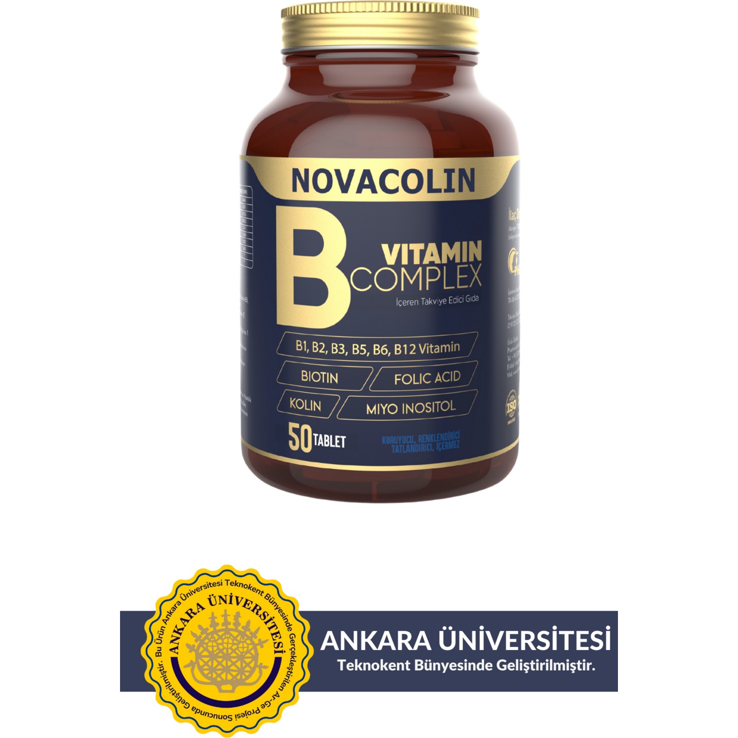 Novacolin Vitamin B Kompleks 50 Tablet Fiyatı - Taksit Seçenekleri