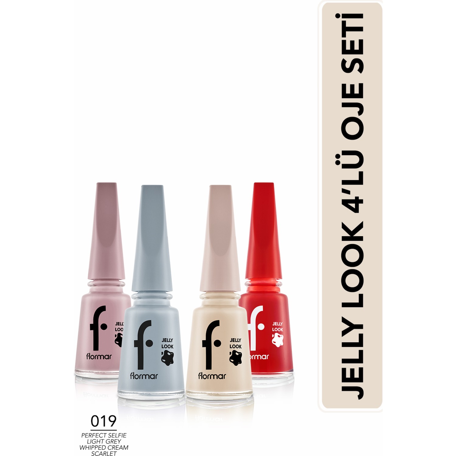 Flormar Jelly Look 4'lü Jel Görünümlü Oje Seti Fiyatı