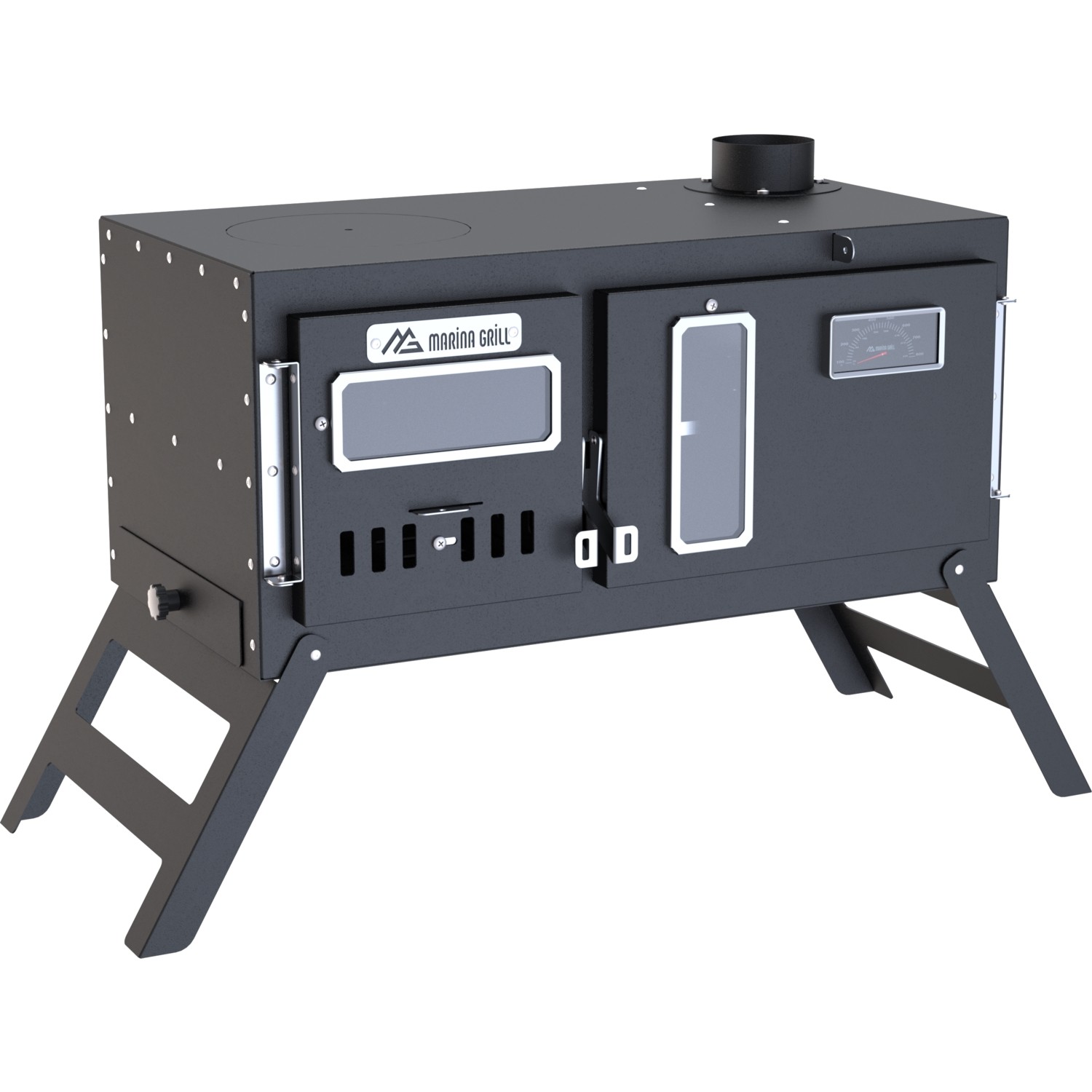 Marina Grill Kuzine Fırınlı Kamp Sobası Fiyatı