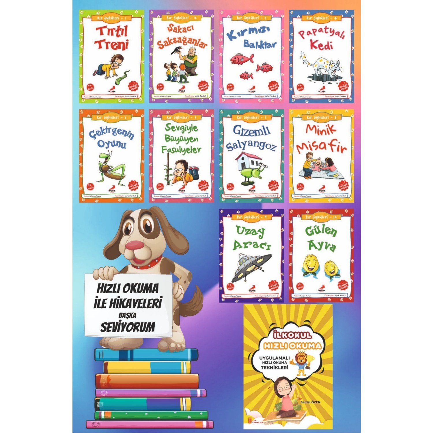 Erdem 1. Sınıflar İçin Kır Öyküleri - Hızlı Okuma - Figen Kitabı