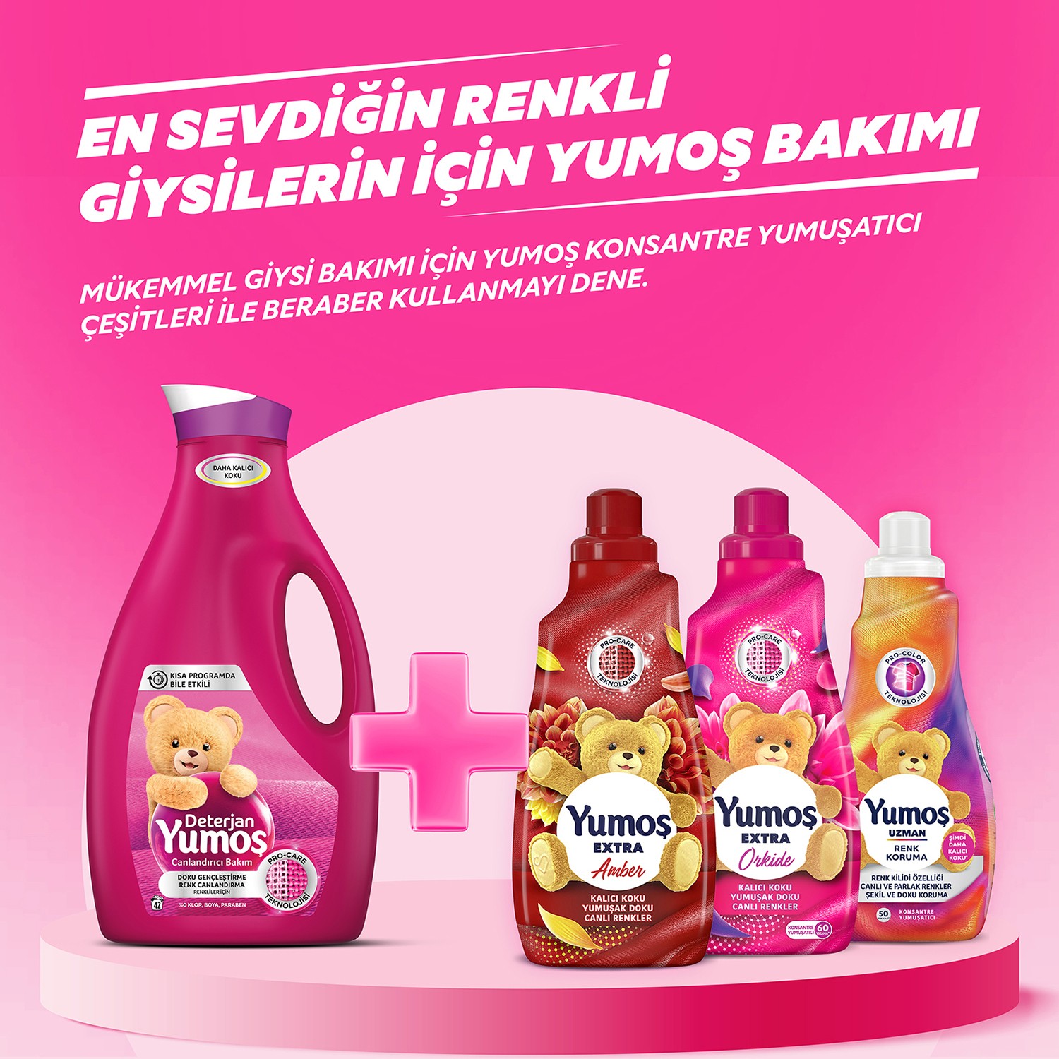 Yumoş Sıvı Deterjan Renkliler İçin Canlandırıcı Bakım 2520 Fiyatı