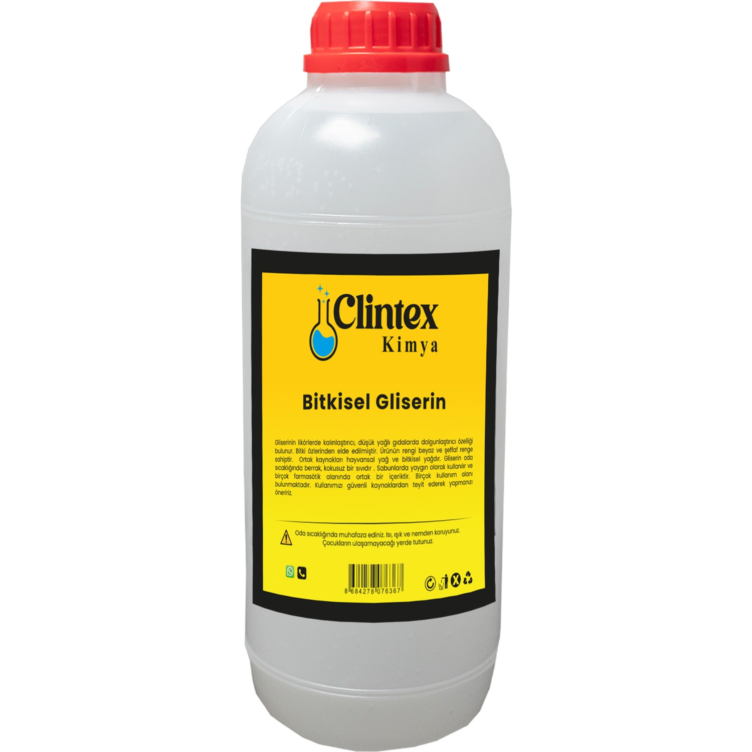 Clintex Kimya %99 Bitkisel Gliserin Yağı 1.250 kg Fiyatı