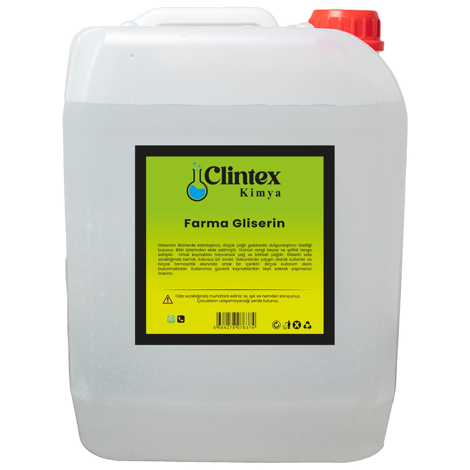 Clintex Kimya %99 Farma Gliserin Yağı 5 kg Fiyatı